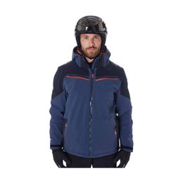 Skijacke Killtec "KSW 51 MN SKI JCKT", Herren, Gr. L, nachtblau, Obermaterial: 84% Polyamid, 16% Elasthan;Futter: 100% Polyester;F&uuml;llung: 100% Polyester, Jacken Skijacke, Herren Funktionsjacke: wasserdicht, atmungsaktiv, 4-Wege-Stretch