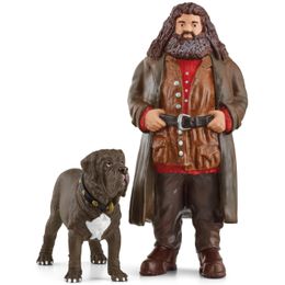 Spielfigur Schleich "WIZARDING WORLD, Harry Potter&trade;, Hagrid & Fang (42638)", bunt, Spielfiguren, Kinder, Kunststoff, Spielfigur, Made in Europe