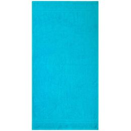 Badet&uuml;cher Dyckhoff "Kristall", blau (t&uuml;rkis), B:70cm L:140cm, Frottier, Obermaterial: 100% Baumwolle, Handt&uuml;cher, Badet&uuml;cher, mit Bord&uuml;ren