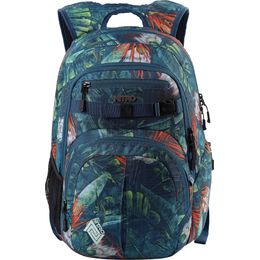 Schulrucksack Nitro "Chase", M&auml;dchen, Gr. B/H/T: 37cm x 51cm x 23cm, bunt (tropical), Polyester, Rucks&auml;cke Schulrucksack, Alltagsrucksack, Rucksack f&uuml;r Freizeit, Schule, Arbeit und Reise