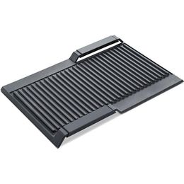 Siemens Grillplattenaufsatz "HZ390522", grau, Backbleche, varioInduktion, Grillplattenaufsatz