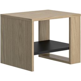 Nachttisch GAMI, rookwood eiche nachbildung, rookwood eiche nachbildung, rookwood eiche nachbildung, B:44cm H:35cm T:36cm, Tische, Nachttisch, Nachttisch