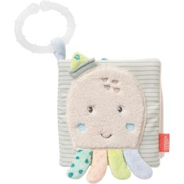 babyFEHN Greifspielzeug FEHN "Meereskinder, Stoffbuch Oktopus", bunt, Greifspielzeug, BabyB:11cm H:11cm, Greifspielzeug, mit Ring zur Befestigung an Kinderwagen, Babyschale oder Bett, B:11cm H:11cm
