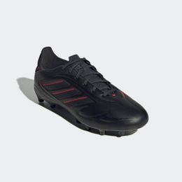Fu&szlig;ballschuh adidas Performance "COPA PURE 3 LEAGUE KIDS FG/MG", Kinder, Gr. 34, schwarz (core schwarz, carbon, lucid rot), Synthetik, Schuhe Fu&szlig;ballschuh, f&uuml;r Rasenpl&auml;tze, f&uuml;r Kinder & Jugendliche