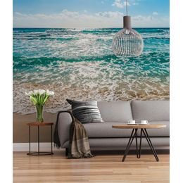 Fototapete Komar "Digitaldruck Vlies - Seaside - Gr&ouml;&szlig;e 300 x 250 cm", bunt, Rollen: 1, Vlies, Tapeten, Fototapete, Wohnzimmer, Schlafzimmer