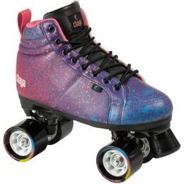 Chaaya Rollschuhe CHAYA "Air Brush" Gr. 39, bunt (blau, pink, schwarz), Inlineskates_Rollschuhe, 39 (bis 100 kg), Kunstfaser, Lederimitat, Rollschuhe