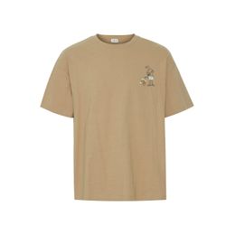 !Solid T-Shirt SOLID "T-Shirt SDImre", Damen, Gr. L, beige (tree house), Obermaterial: 100% Baumwolle CO., Shirts T-Shirt