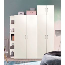 Kleiderschrank wimex "Multiraumkonzept", wei&szlig;, B:80cm H:185cm T:54cm, Schr&auml;nke, Kleiderschrank, Schranksystem
