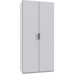 Kleiderschrank wimex "Oxford by fresh to go, in 3 Breiten, Made in Germany", wei&szlig;, B:100cm H:216cm T:58cm, Holzwerkstoff, Schr&auml;nke, Kleiderschrank, mit hochwertigen Faltt&uuml;ren f&uuml;r den perfekten &Uuml;berblick