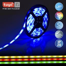 N&auml;ve N&Auml;VE LED-Streifen "Stripe", bunt, Flammen 1 Stk., Kabell&auml;nge 150m, Lichterketten, LED Stripe RGB, Tuya, Bluetooth, 5m, Fernbedienung, IP20, Dimmbar,19W, LED-Streifen