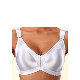 Minimizer-BH Naturana "Minimizer", Damen, Gr. 80, Cup C, wei&szlig;, Microtouch, Obermaterial: 93% Polyamid, 7% Elasthan, gl&auml;nzend, unifarben, bequem, BHs Minimizer-BH, Shaping-Effekt, breite Tr&auml;ger, feminin, ohne B&uuml;gel, Satin