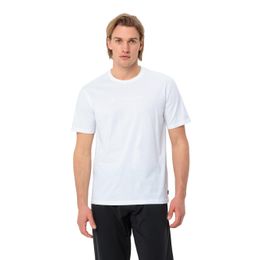 T-Shirt Vaude, Herren, Gr. M, wei&szlig;, Web, Obermaterial: 100% Baumwolle, unifarben, Rundhals, eingesetzt eingefasste Kante, Shirts T-Shirt