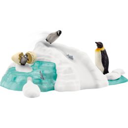 Spielfigur Schleich "WILD LIFE, Pinguin-Familienspa&szlig; (42661)", bunt, Spielfiguren, Kinder, Kunststoff, Spielfigur