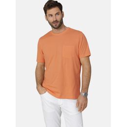 Rundhalsshirt Babista "T-Shirt ULVIENTO", Herren, Gr. 54, orange, Obermaterial: 60% Baumwolle CO. 40% Polyester COOLMAX PES(Coolmax)., Shirts Rundhalsshirt