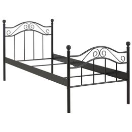 Metallbett Home Affaire, schwarz, L:210cm, Betten, Metallbett
