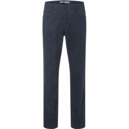 Stoffhose MAC "Arne", Herren, Gr. 33, L&auml;nge 34, schwarz indigo, Web, Obermaterial: 97% Baumwolle, 3% Elasthan, unifarben, regular fit kn&ouml;chellang, Hosen Stoffhose, im Five-Pocket Style