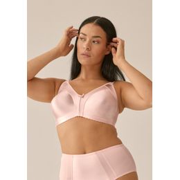 Minimizer-BH Naturana "Solutions", Damen, Gr. 75, Cup B, rosa (blush), Obermaterial: 93% Polyamid, 7% Elasthan, gl&auml;nzend, unifarben, BHs Minimizer-BH, Shaping-Effekt, breite Tr&auml;ger, feminin, ohne B&uuml;gel, Satin