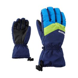Skihandschuhe Ziener "LETT-Z AS glove junior", Damen, Gr. 4, navy, Obermaterial: 100% Polyester; Innenseite: 100% Polyester; Futter: 100% Polyester; Wattierung: 100% Polyester, Handschuhe Skihandschuhe