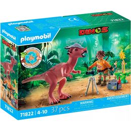 Konstruktions-Spielset Playmobil "Stygimoloch-Beobachtung (71822), Playmobil Dinos", bunt, Spielbausteine, Kinder, Kunststoff, Konstruktions-Spielset