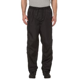 Fahrradhose Vaude "Fluid Full-zip Pants II", Herren, Gr. 3XL, N-Gr, schwarz, Obermaterial: 100% Polyester. Meshfutter: 100% Polyester, unifarben, Hosen Fahrradhose, sportlicher Stil mit Logodruck, f&uuml;r Radsport