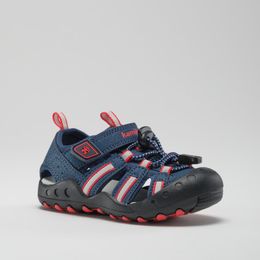 Sandale Kamik "Crab", M&auml;dchen, Gr. 30, blau (navy, rot, marine, rouge), Synthetik, Schuhe Sandale, Sandale mit Zehenschutz