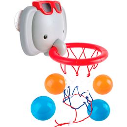 Badespielzeug HAPE "Elefanten-Basketballkorb", bunt, Wasserspielzeuge, BabyB:26,5cm H:24,5cm L:7cm, Kunststoff, Badespielzeug, B:26,5cm H:24,5cm L:7cm