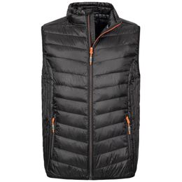 Steppjacke LPO "GILMOUR VEST VII MEN", Herren, Gr. XXL (56), schwarz, 100% Polyester, bequem, mit innenliegendem Gummizug, Jacken Steppjacke, auch in Gro&szlig;en Gr&ouml;&szlig;en erh&auml;ltlich