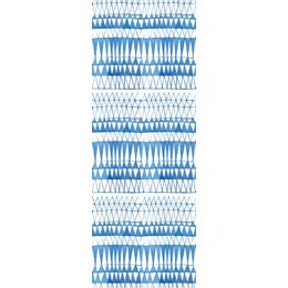 Vinyltapete queence "Muster-Blau", bunt, B:0,9m L:2,5m, Vinyl, Tapeten, Vinyltapete, 90x250cm, selbstklebend, kinderleichte Anbringung,, Sticker