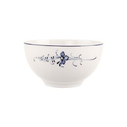 Villeroy & Boch Schale VILLEROY & BOCH "Bol Vieux Luxembourg 750 ml wei&szlig;-blau", bunt (wei&szlig;, blau), Sch&uuml;sseln, Schale