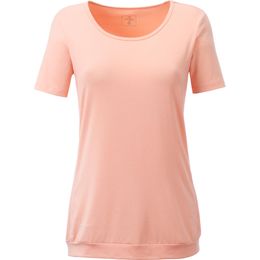 Funktionsshirt DEPROC Active "KITIMAT WOMEN", Damen, Gr. 34 (XS), rot, 94% Polyester; 6% Elasthan, tailliert, Shirts Funktionsshirt, Funktionsshirt in Melangeoptik