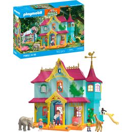 Konstruktions-Spielset Playmobil "Kunterbunte Tiervilla (71852), Animals & Friends", bunt, Spielbausteine, Kinder, Kunststoff, Konstruktions-Spielset, Made in Germany