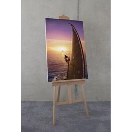 Leinwandbild Komar "Disney Moana 2 To the Horizon", lila (farbe bild(er): lila), Disney, 1 Stk., Vlies, Bilder, Leinwandbild, 60 x 90 cm (Breite x H&ouml;he) - Kinderzimmer, Dekoration