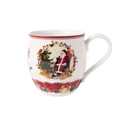 Villeroy & Boch Becher VILLEROY & BOCH "Jumbobecher "Santa" Toy's Fantasy 380 ml bunt", bunt, 1 tlg., Porzellan, Trinkgef&auml;&szlig;e, Becher