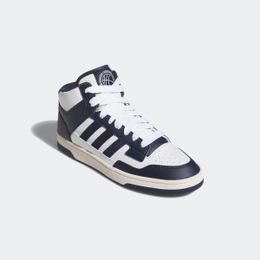 Sneaker adidas Sportswear "RAPID COURT MID", Herren, Gr. 43, blau (supplier colour, cloud wei&szlig;, core wei&szlig;), Leder, Synthetik, Schuhe Sneaker