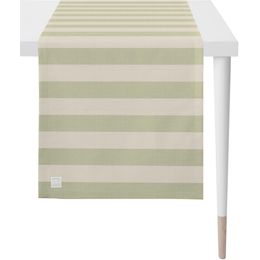 Tischl&auml;ufer Apelt "3967 Outdoor, Sommerdeko, Sommer", beige (natur, sand), B:46cm L:140cm, Polyester, Tischdecken, Tischl&auml;ufer, Jacquardgewebe