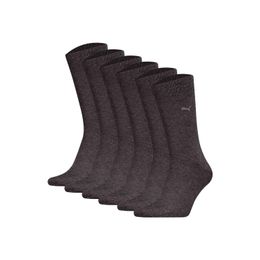 Kurzsocken Puma "Socken 6er Pack", Herren, Gr. 39-42, grau, Obermaterial: 68% Baumwolle CO. 21% Polyester PES. 9% Polyamid PA. 2% Elasthan EL., Socken Kurzsocken
