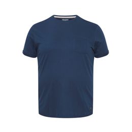 T-Shirt Blend "T-Shirt BHBNasir", Herren, Gr. 5XL, blau (marineblaus), Obermaterial: 100% Baumwolle CO., regular fit normal, Rundhals, Shirts T-Shirt