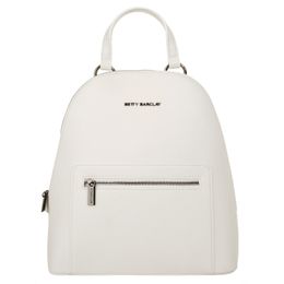 Cityrucksack Betty Barclay, Damen, Gr. B/H/T: 27cm x 29cm x 13cm, onesize, wei&szlig;, 100% Polyester, Rucks&auml;cke Cityrucksack