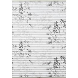 Plissee Gardinia "Bella mit zwei Bedienschienen", wei&szlig;, B:70cm H:130cm, Obermaterial: 100% Polyester, Plissees, Plissee, in der Breite k&uuml;rzbar, Lichtschutz