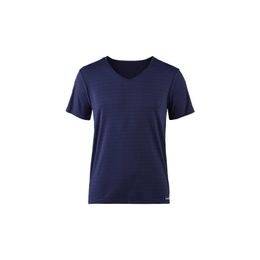 T-Shirt Bruno Banani "T-Shirt 1er Pack", Herren, Gr. S, blau (dunkelblau), Obermaterial: 90% Polyamid PA. 10% Elasthan EL., Shirts T-Shirt