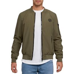 Blouson INDICODE "INBerto", Herren, Gr. M, gr&uuml;n (army), Web, Obermaterial: 100% Polyester, unifarben, regular fit, Jacken Blouson