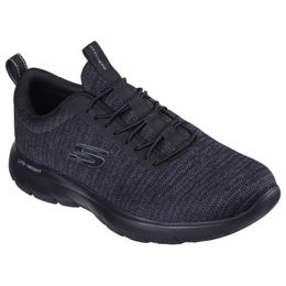 Slip-On Sneaker Skechers "SUMMITS-", Herren, Gr. 41, schwarz, Textil, Schuhe Slip-On Sneaker, Slipper, Freizeitschuh, Halbschuh mit Elastic Schn&uuml;rsenkel