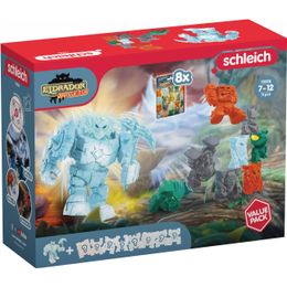 Spielfigur Schleich "ELDRADOR CREATURES, Eis-Roboter Value Pack (72226)", bunt, Spielfiguren, Kinder, Kunststoff, Spielfigur