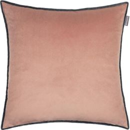 Kissenh&uuml;lle "Corner" Gr. 1, rosa (pink, rosa, ros&eacute;goldfarben), B:45cm L:45cm, Polyester, Obermaterial: 100% Polyester, Kissenbez&uuml;ge, Kissenh&uuml;lle