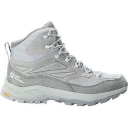 Wanderschuh Jack Wolfskin "CYROX TEXAPORE MID M", Herren, Gr. UK 8,5 - EU 42,5, Normalschaft, braun (pebble), Oberstoff: Synthetik. .Obermaterial 2: Textile. Futter: Texapore Core .Sole: / EVA. 100% / EVA, Schuhe Wanderschuh