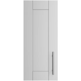 H&auml;ngeschrank KOCHSTATION "KS-Ahus", grau (hellgrau matt, hellgrau), B:30cm H:70,4cm T:34,9cm, Schr&auml;nke, H&auml;ngeschrank, Breite 30 cm