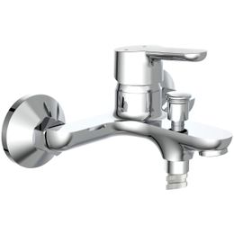 Sch&uuml;tte Wannenarmatur SCH&Uuml;TTE "Vico", silber (verchromt), B:15cm, Armaturen, Wannenarmatur, Mischbatterie Badewanne, Wasserhahn Bad, Wannenarmatur in Chrom