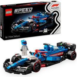 Konstruktionsspielsteine Lego "Visa Cash App RB VCARB 01 F1 Rennauto (77246), Lego Speed Champions", bunt, Spielbausteine, Kinder, Kunststoff, Konstruktionsspielsteine, Made in Europe, Topseller