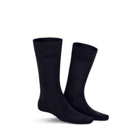 Socken Kunert "Socke Gary", Herren, Gr. 47-50, lila (schwarz, navy 8010), Obermaterial: 70% Schurwolle WV. 20% Baumwolle CO. 8% Polyamid PA. 2% Elasthan EL., Socken Socken