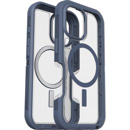Otterbox Handyh&uuml;lle "Defender XT mit MagSafe f&uuml;r Apple iPhone 16", blau (transparent, blau), B:11cm H:2cm T:20,4cm, H&uuml;llen, Backcover, Schutzh&uuml;lle, Handyschutzh&uuml;lle, Case, Schutzcase, sto&szlig;fest, Handyh&uuml;lle